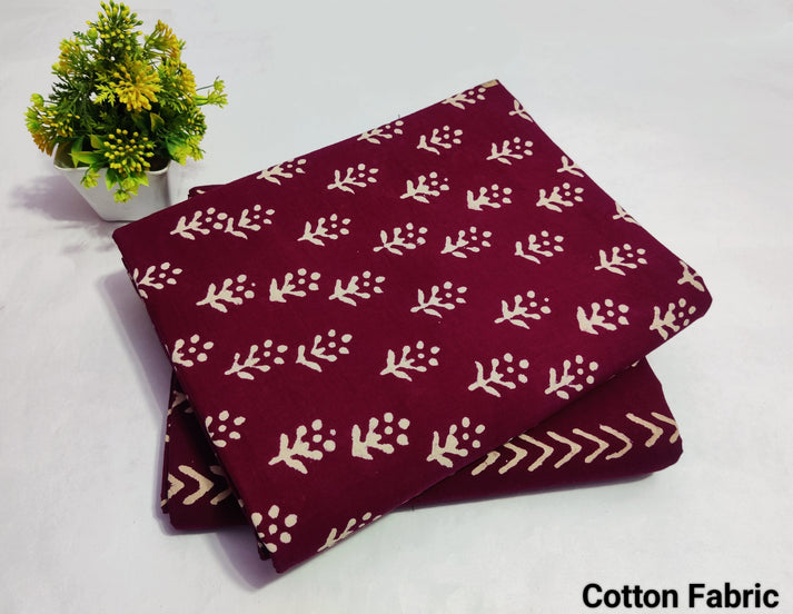 Block Printed Pure Cotton Combo Fabric set – Rajasthan Fabric And Textiles