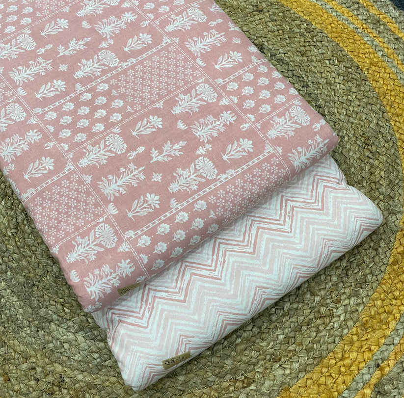 Exclusive Printed Pure Cotton Combo Fabric set – Rajasthan Fabric And ...