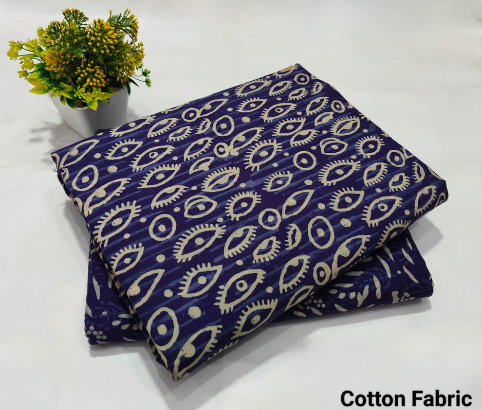 Block Printed Pure Cotton Combo Fabric set – Rajasthan Fabric And Textiles